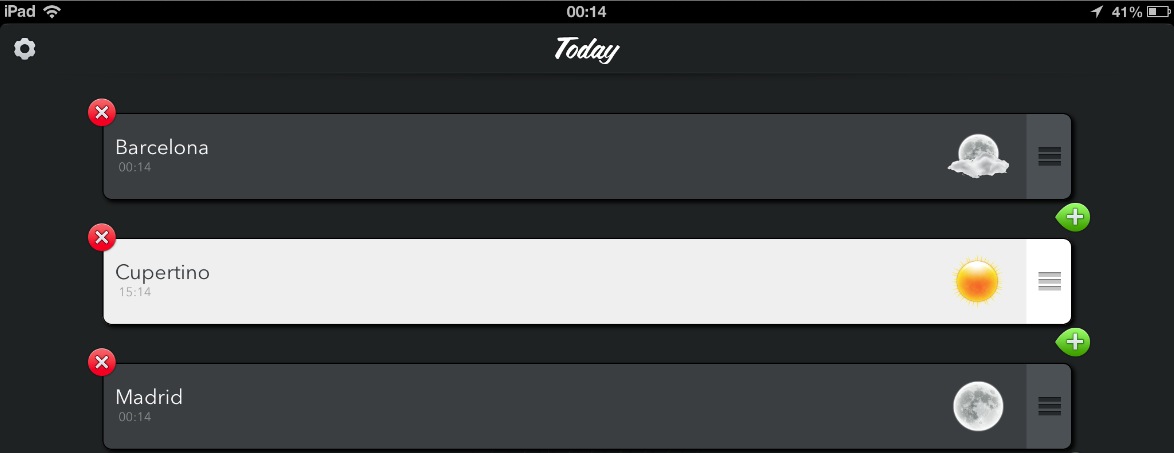 Today weather, una nueva aplicación de información meteorológica para ...