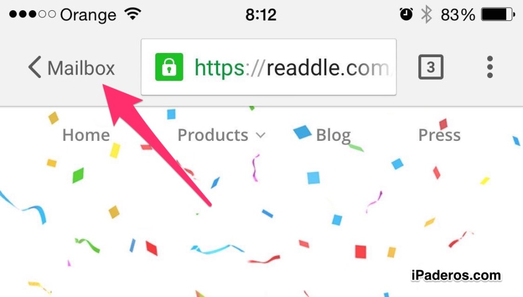 Cómo funciona el nuevo botón "Volver atrás" de iOS 9 [Animación] - iPaderos