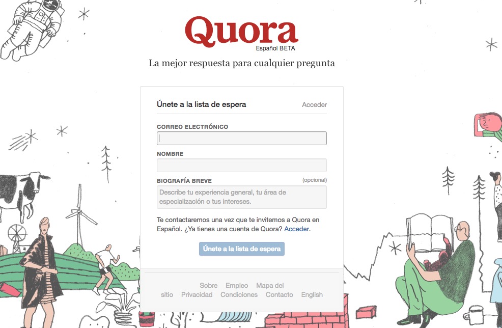 Quora lanza su web en español - iPaderos